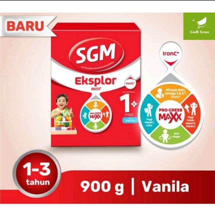 SGM Eksplor 1+ 900g Kemasan Box | Lazada Indonesia