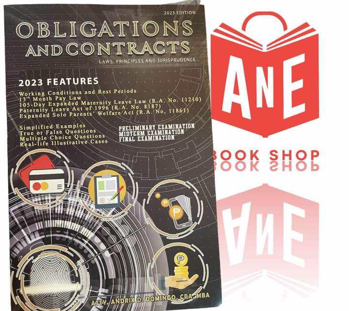 AUTHENTIC 2023 Edition Obligations and Contracts by Atty. Andrix ...