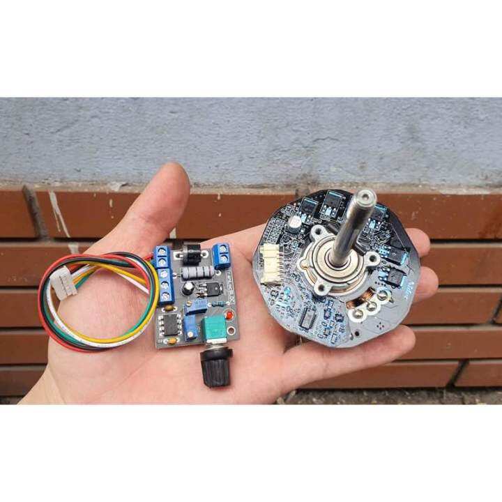 Motor BLDC NIDEC 84w 12-24V chuyên quạt hàng mới, tặng nhôm tản nhiệt ...
