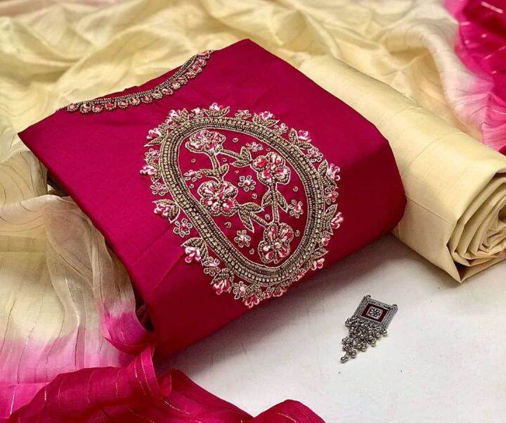 Khatali Work Readymade Punjabi Suits | Lazada