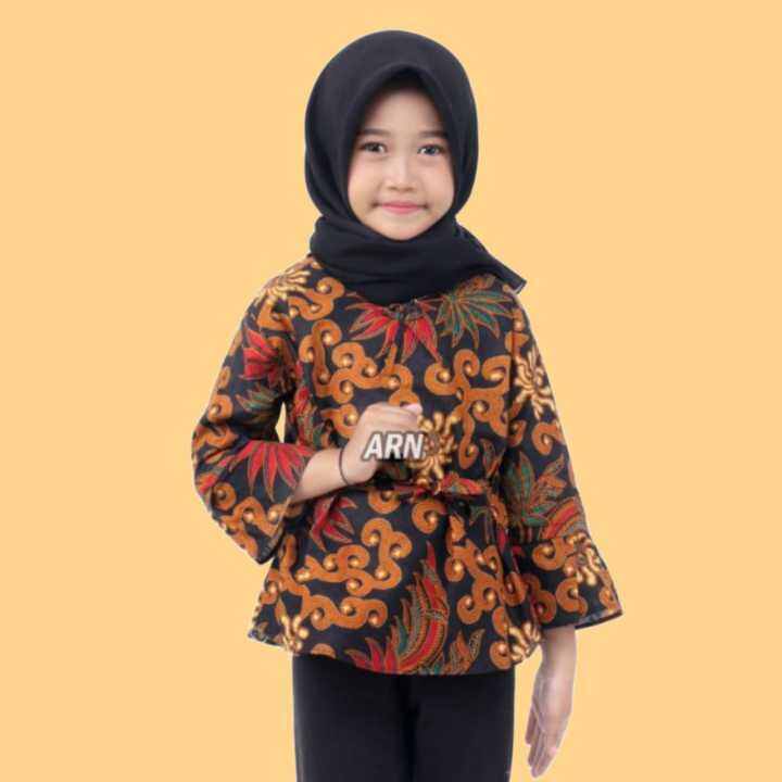 Pakaian Batik Anak Perempuan Cocok Untuk Ke Sekolah | Lazada Indonesia