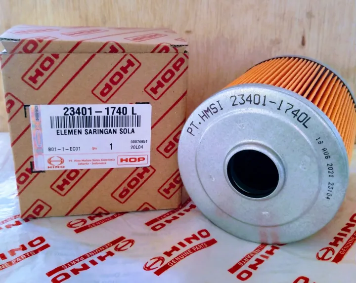 Filter solar bawah Bus Hino FB130 23401-1740L Genuine | Lazada Indonesia