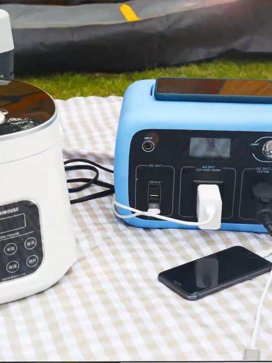 BLUETTI AC30 300Wh/300W Outdoor Power Station LiFePO4 Battery Solar ...