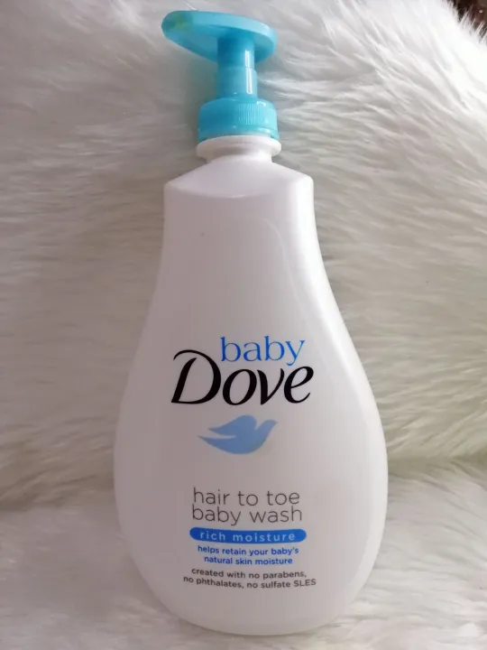 SALEE!! BABY DOVE RICH MOISTURE HAIR TO TOE 591ML | Lazada PH