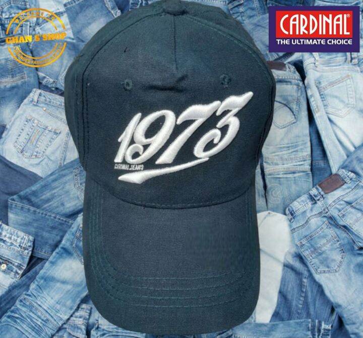 TOPI CARDINAL JEANS NAVY BLUE MOTIF LOGO 1973 ( TURUN HARGA ) | Lazada ...