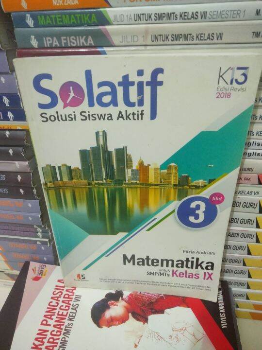 BUKU SOLATIF SOLUSI SISWA AKTIF MATEMATIKA SMP KELAS 9-3 | Lazada Indonesia
