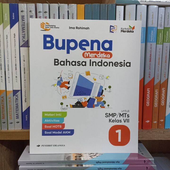 Buku Bupena Merdeka Bahasa Indonesia Kelas VII.7 SMP Kurikulum Merdeka | Lazada Indonesia