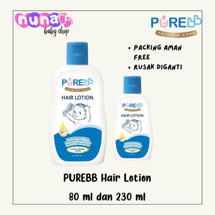 PureBb Pure bb Baby Hair Lotion 80 ml 230 ml / Losion rambut bayi 80ml ...