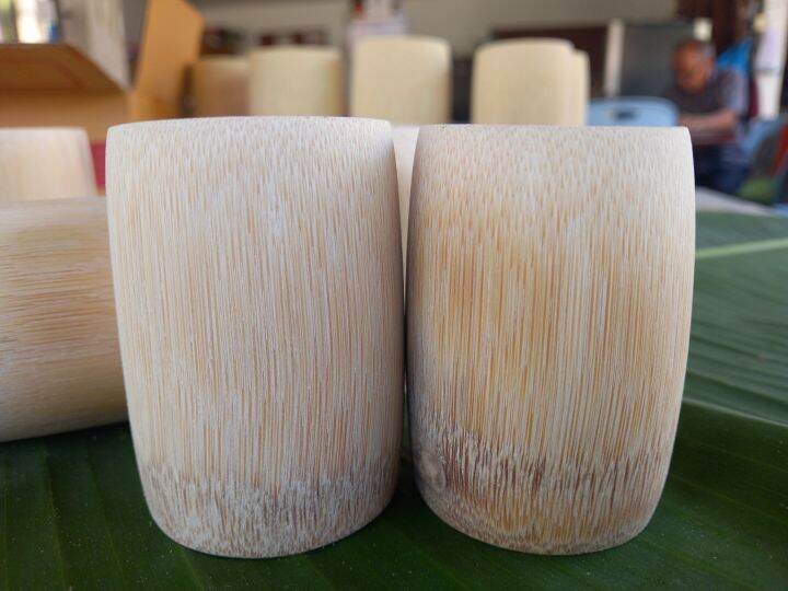 แก้วLไม้ไผ่ แก้วShotไม้ไผ่ แก้วน้ำชา (ขัดผิวละเอียด) | Lazada.co.th