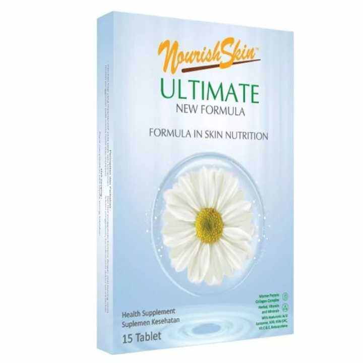 Nourish skin ultimate new formula isi 15 tablet | Lazada Indonesia
