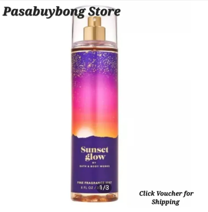 Bath & Body Works Sunset Glow Mist 236ml Dubai Mall Boutique UAE ...