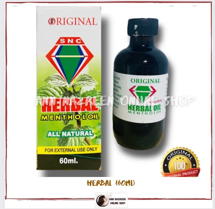 [Home ] Original Panghaplas | SNC Herbal Menthol Oil (60ml) Original ...