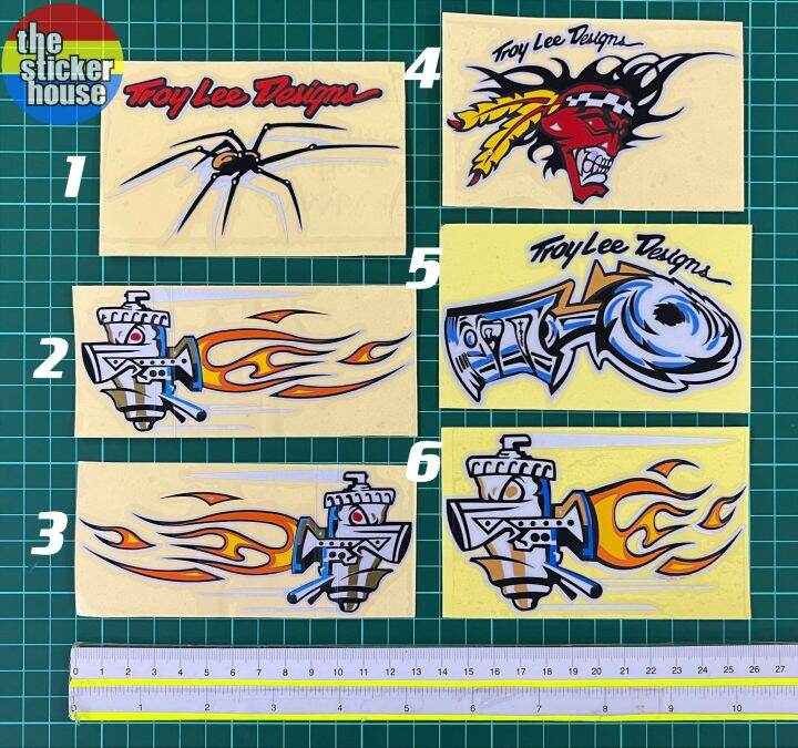 STIKER TROY LEE DESIGNS / STIKER TLD STICKER CUTTING OVERLAPPING ...
