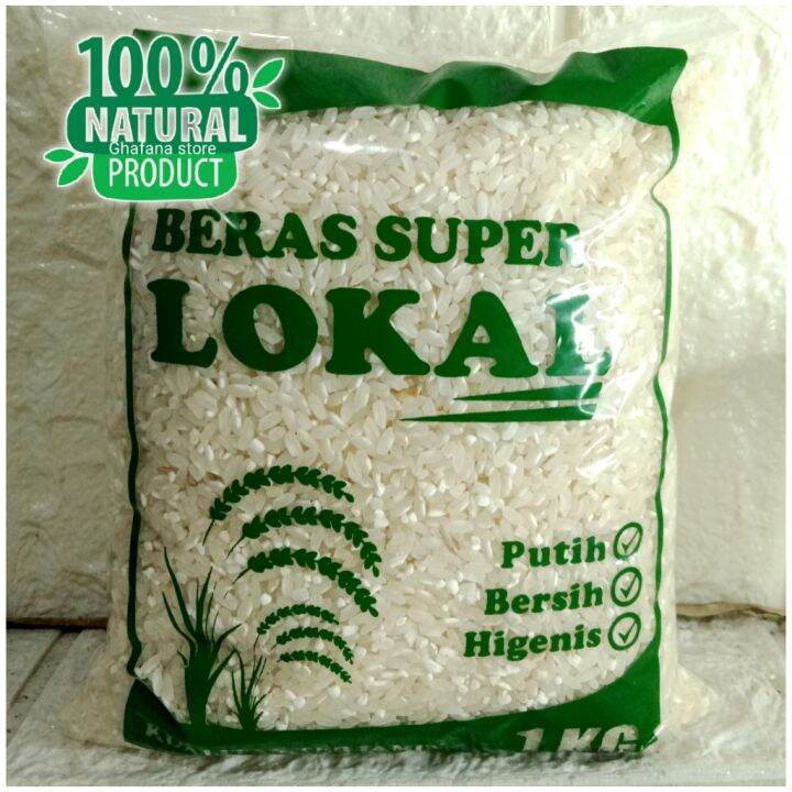 Beras putih 1kg asli lokal | Lazada Indonesia