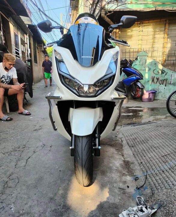 honda pcx 160/150 half crash guard with mdl bracket pure stainless CGM ...