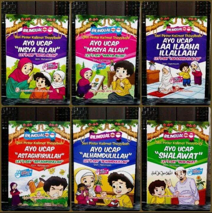 Buku Cerita Kalimat Toyyibah Anak Muslim Islam PAUD TK SD | Lazada Indonesia