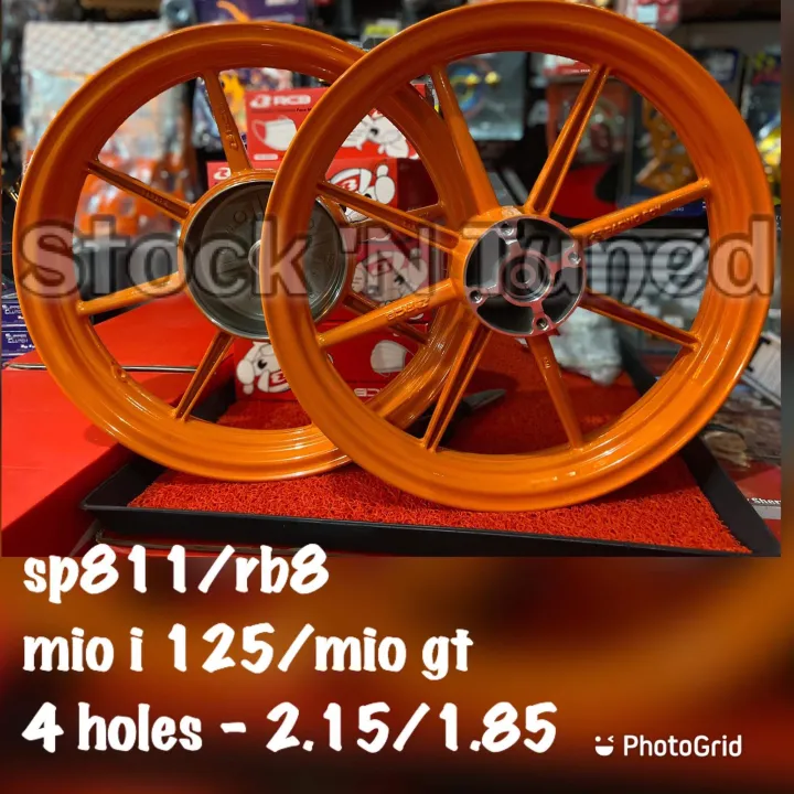 Rb8/SP811 Mags for mio i 125/m3 1.85f/2.15r x 14 4 holes need magpalit ...
