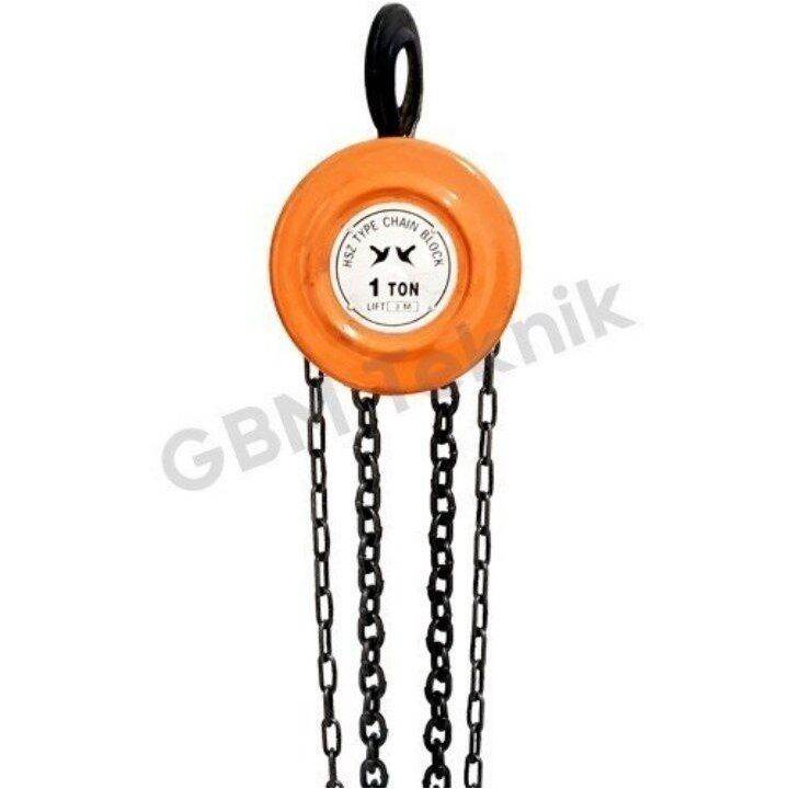 Chain BLok 1 Ton x 3 meter / tekel katrol kerekan | Lazada Indonesia