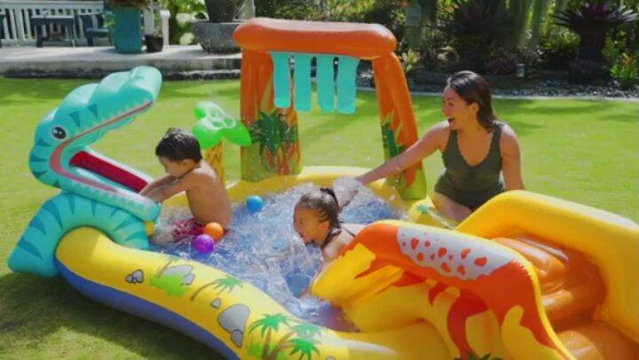 Intex Inflatable Swimming Pool for Kids / Dino Land / Candy Land ...