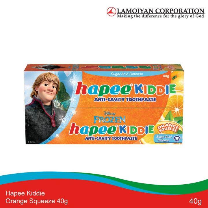 HAPEE KIDDIE ORANGE SQUEEZE 40MG TOOTHPASTE | Lazada PH