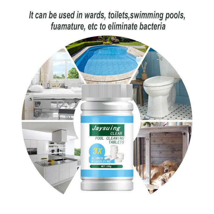 Eelhoe Swimming pool chlorine tablets improve water quality, clarify ...