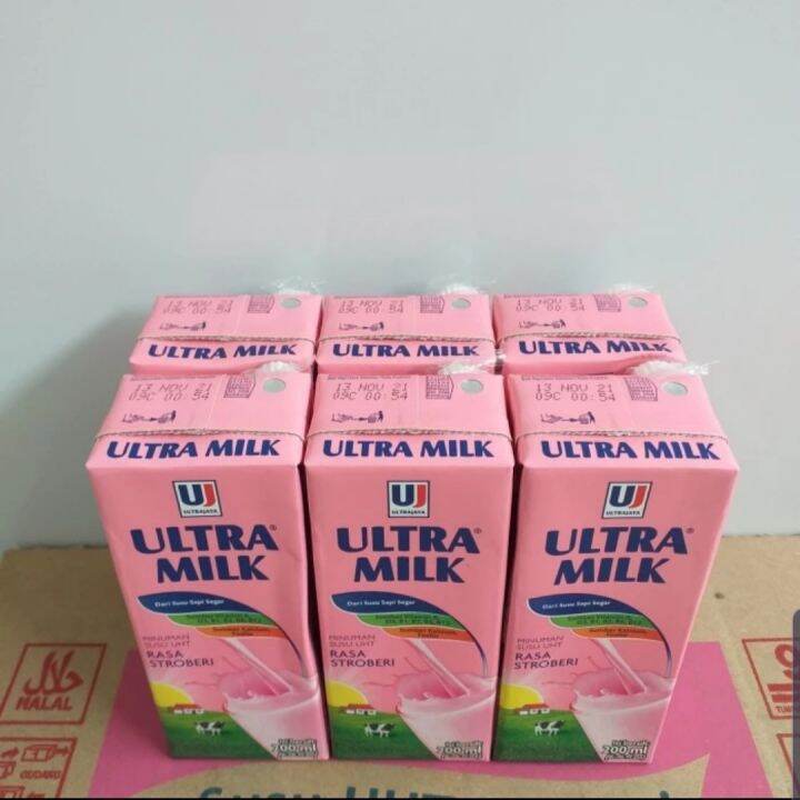 Susu Ultra Milk Strawberry 200 ML 1 Dus | Lazada Indonesia
