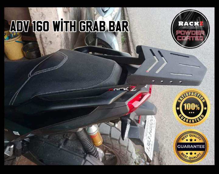 Rack Z Monorack Honda ADV 160 Stay Grab Bar (PLATED) Bracket | Lazada PH