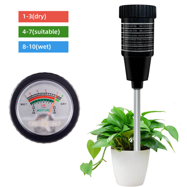 Soil Moisture Sensor for Plants Home Hygrometer Tester Soil PH Meter ...