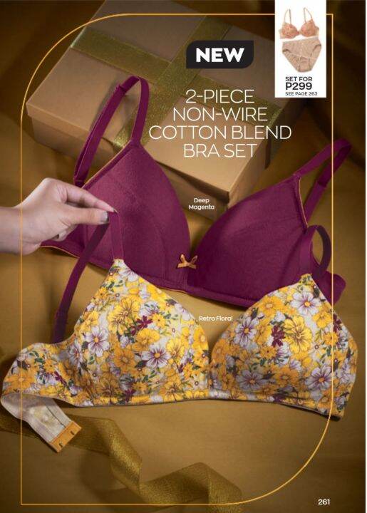 AVON~Thea Non-Wire 2-pc Bra Set | Lazada PH