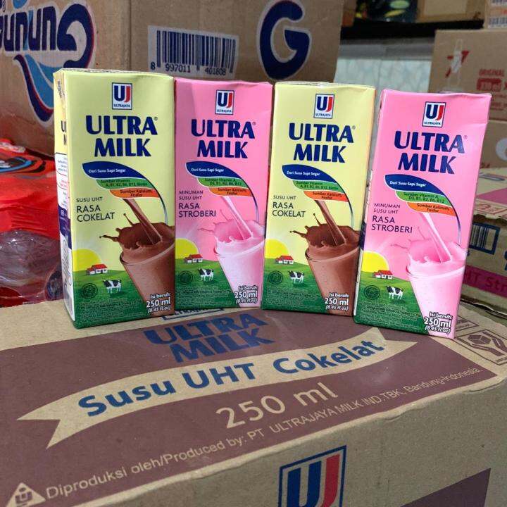 Susu ultra 250ml 1 dus 24 pcs / susu UHT | Lazada Indonesia