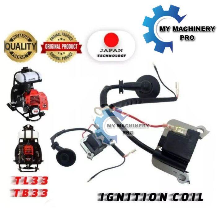 Mesin rumput TB33 TL33 Coil Api Plug Start Ignition Coil Brush Cutter Ogawa Victa | Lazada