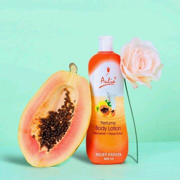 AULIA PERFUME BODY LOTION MILKY PAPAYA 600ML | Lazada PH