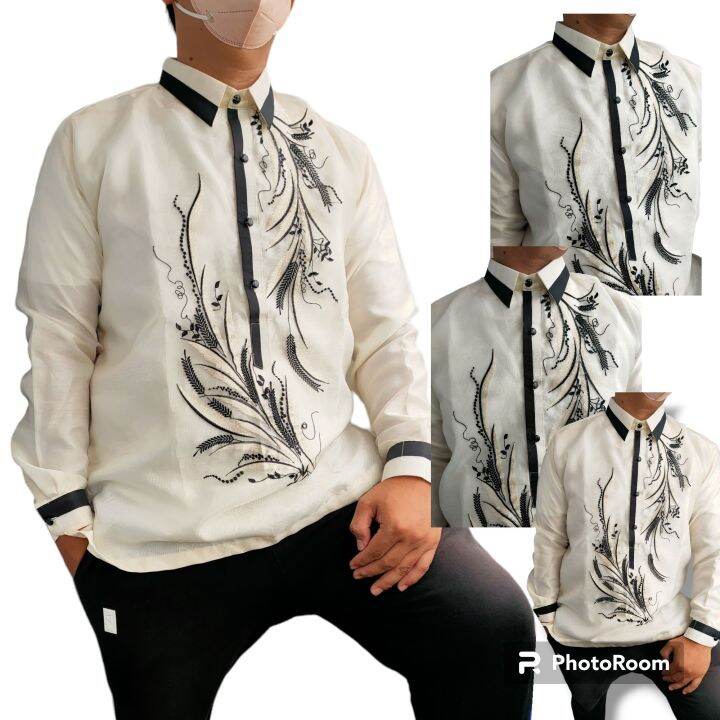 Barong Tagalog Barong Piña Organza Barong Mens Traditional Attire
