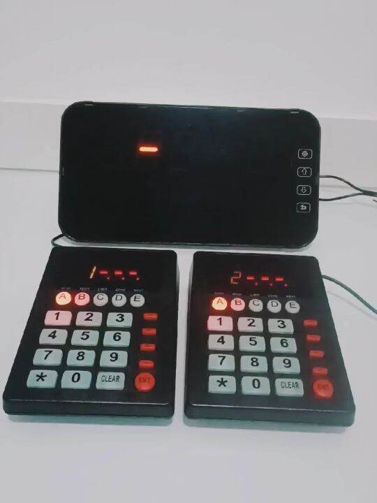 Queue Wireless Calling System Que Numbering Machine for Clinic Kitchen ...