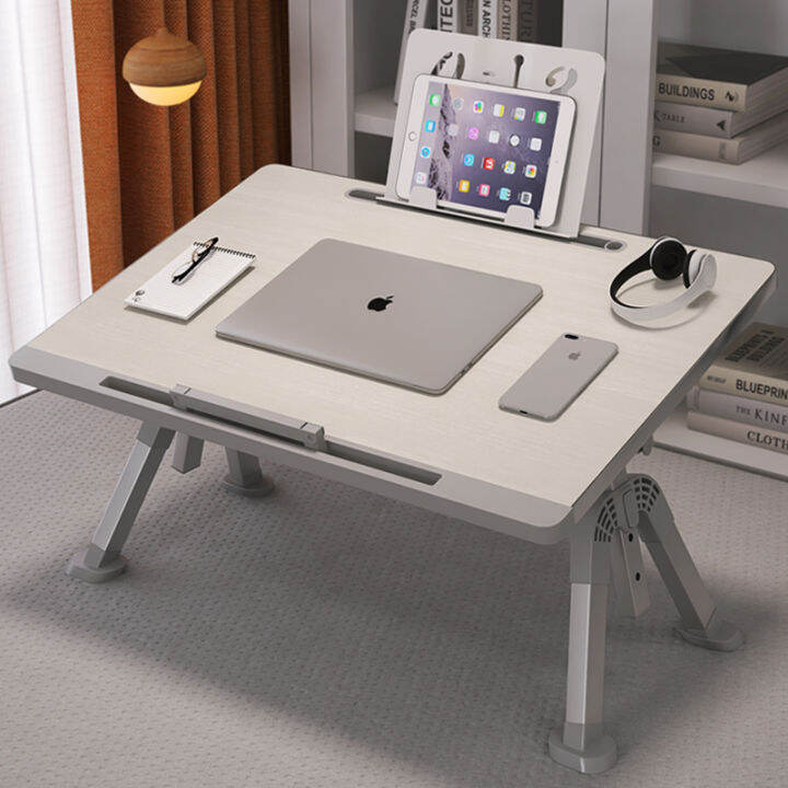 On Bed Small Table Computer Lazy Table Liftable Study Table Dormitory ...