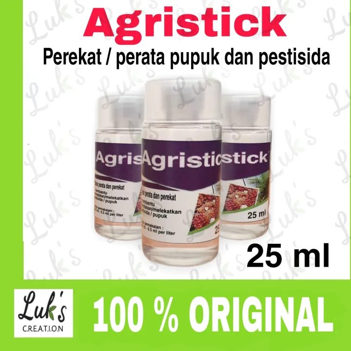 AGRISTICK 25ML perekat perata pupuk dan pestisida tanaman | Lazada ...