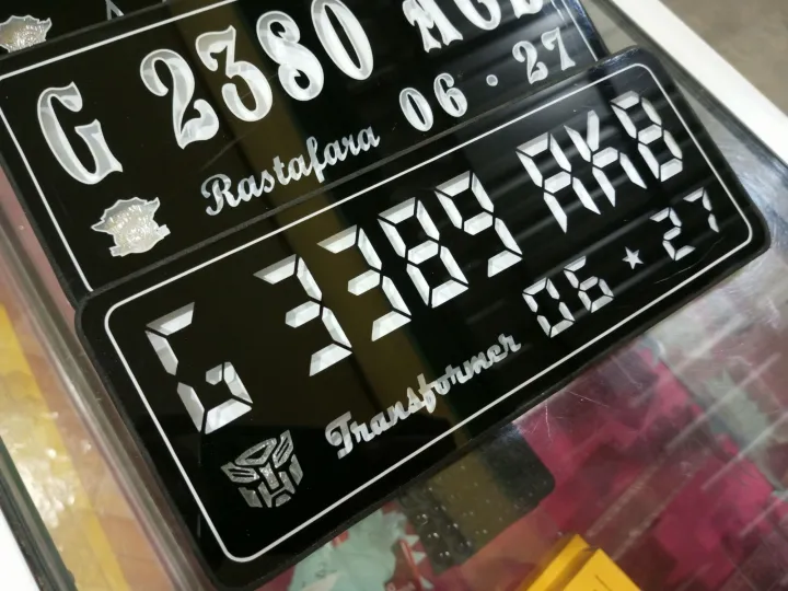 PLAT AKTRILIK FONT DIGITAL | Lazada Indonesia