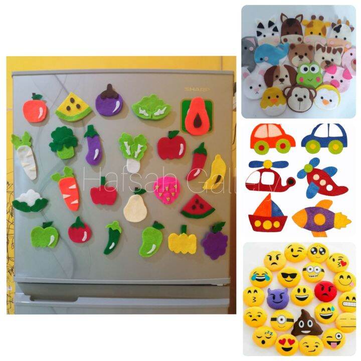 tempelan kulkas (Isi 8) magnet lemari es lucu unik | Lazada Indonesia