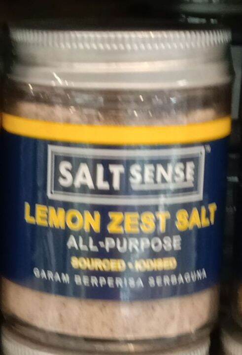 Salt Sense Lemon Zest Salt 110g | Lazada