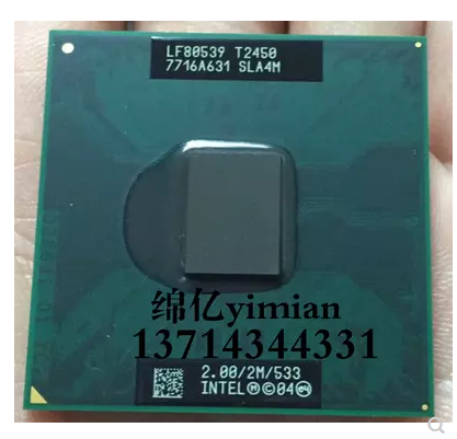 T2450 Sla4m 2.0/2M/533 PGA Original Official Version Notebook CPU 943 ...