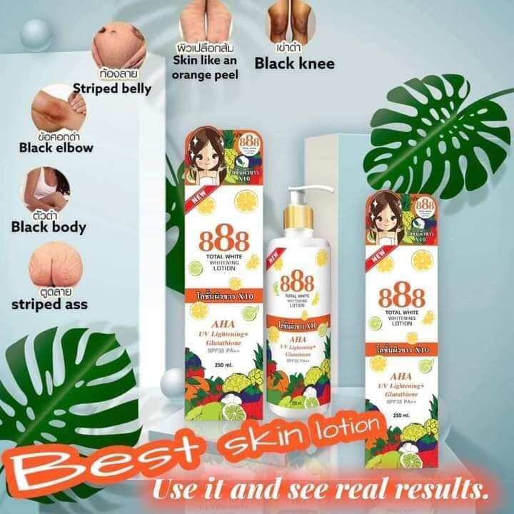 888 Total White Whitening Lotion | Lazada PH