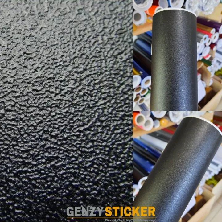 stiker hitam kulit jeruk skotlet hitam dop kasar sticker dasbor ...