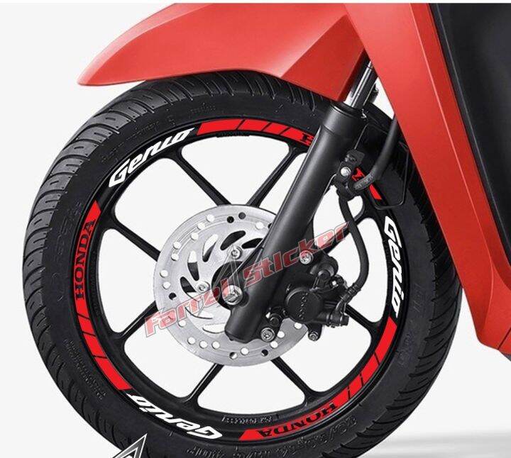 stiker pelek Genio old stiker velg Genio stiker pelk genio | Lazada ...