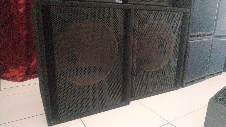 Box subwoofer bass 15 inch bahan MDF tebal lapisan karpet ram besi ...