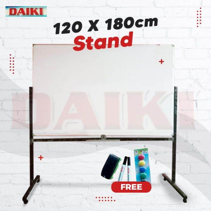 Papan Tulis Double face stand Magnetic DAIKI Uk 120x180 Cm | Lazada ...