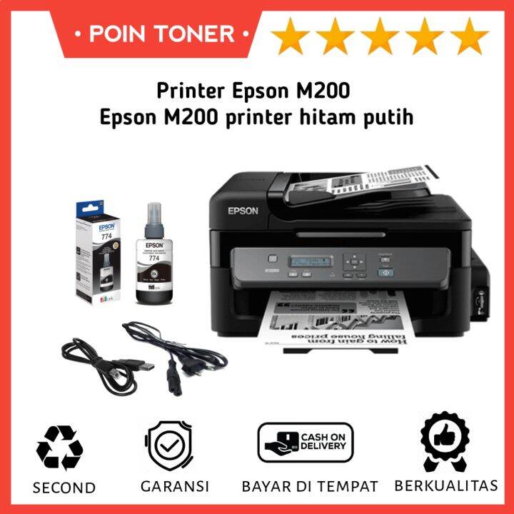 Printer Epson M200 Print,Scan,Copy (Printer Hitam Putih) | Lazada Indonesia