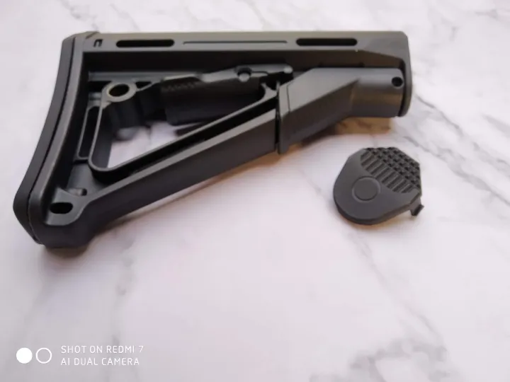 พานท้ายแม็กพลู CTR พานท้าย M4 CTR full marking เนื้องานดี(สีดำ) | Lazada.co.th