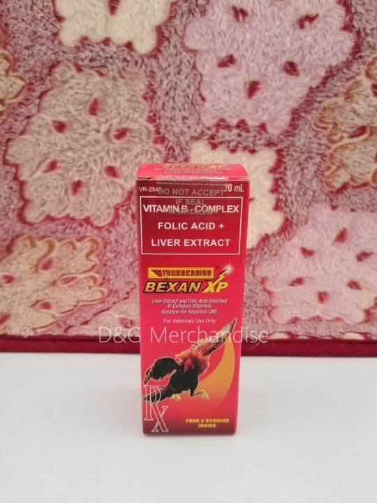 Bexan XP 20ml Thunderbird Vitamin B -Complex Folic Acid + Liver Extract ...