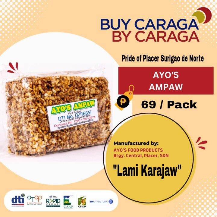 Ayo's Ampaw (rice crispies) of Placer, Surigao del Norte" Buy Caraga by ...