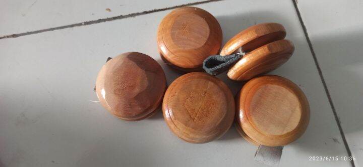 yoyo yo-yo kayu mainan jadul anak tradisional jaman dulu | Lazada Indonesia